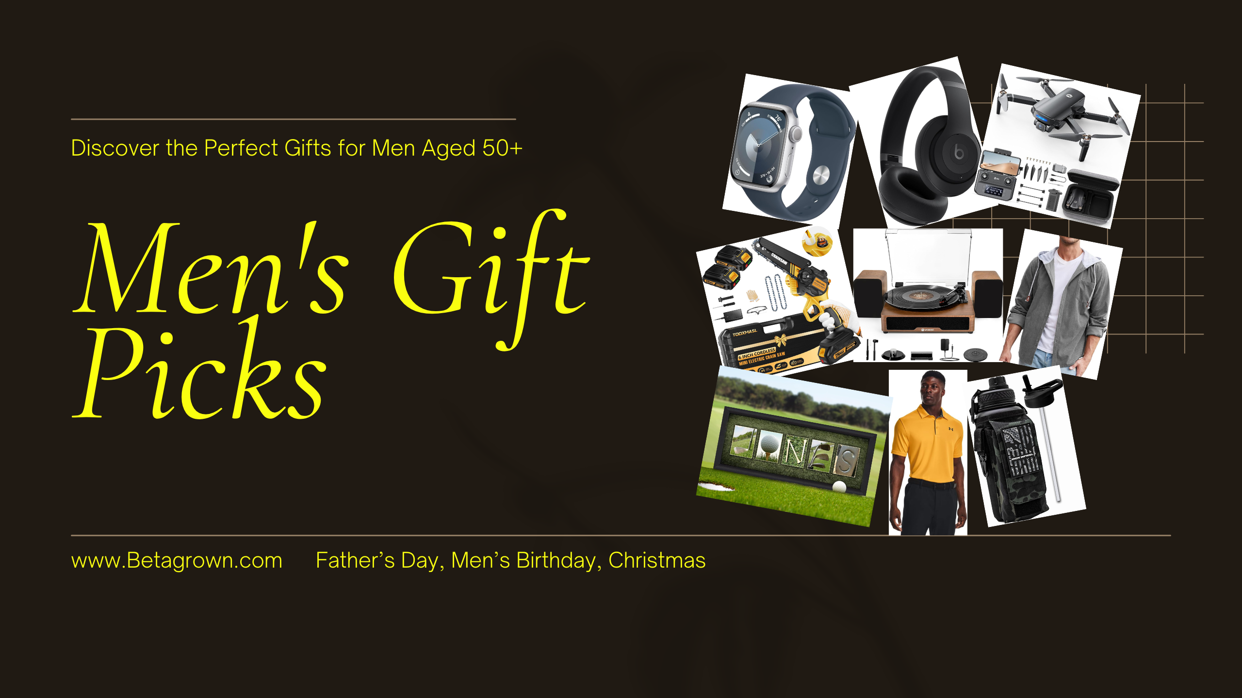 Shopping Ideas and Gifts for Men Over 50